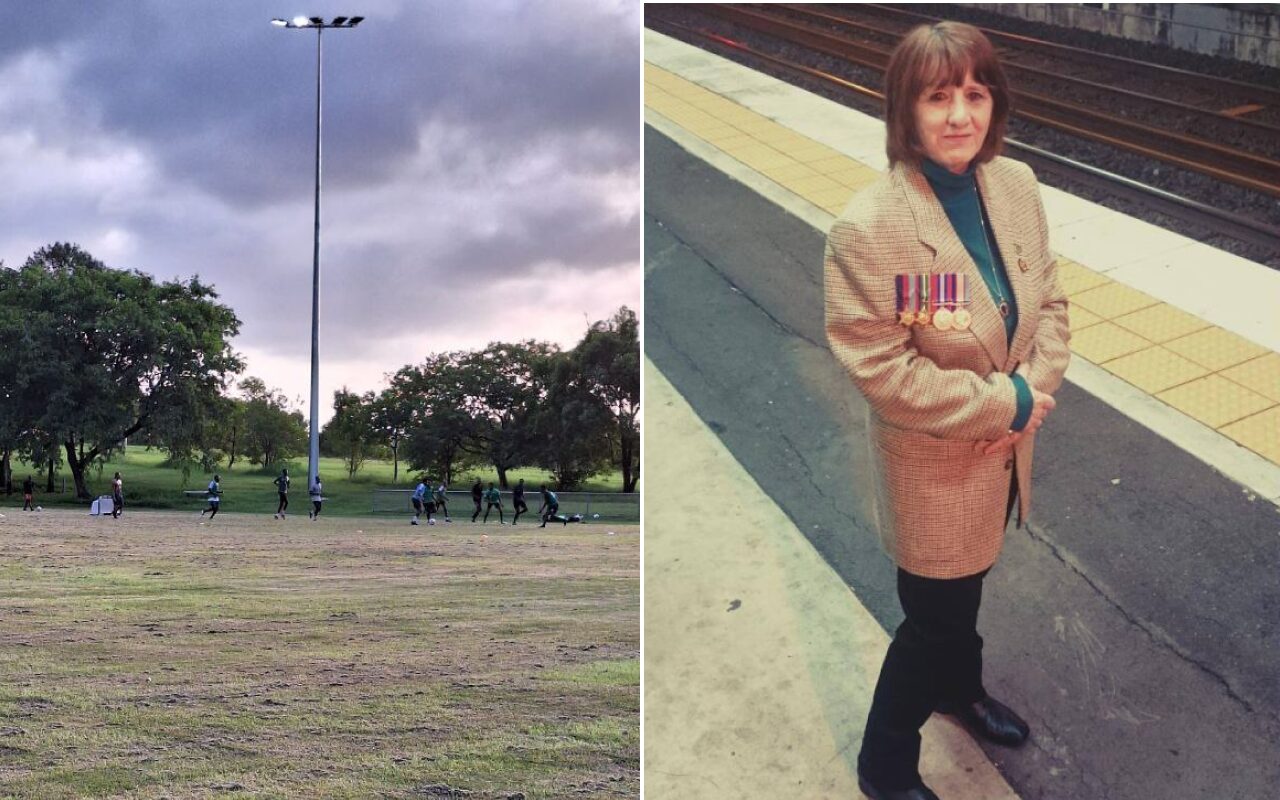 Vyleen White's vigil marred by loud Africans playing soccer