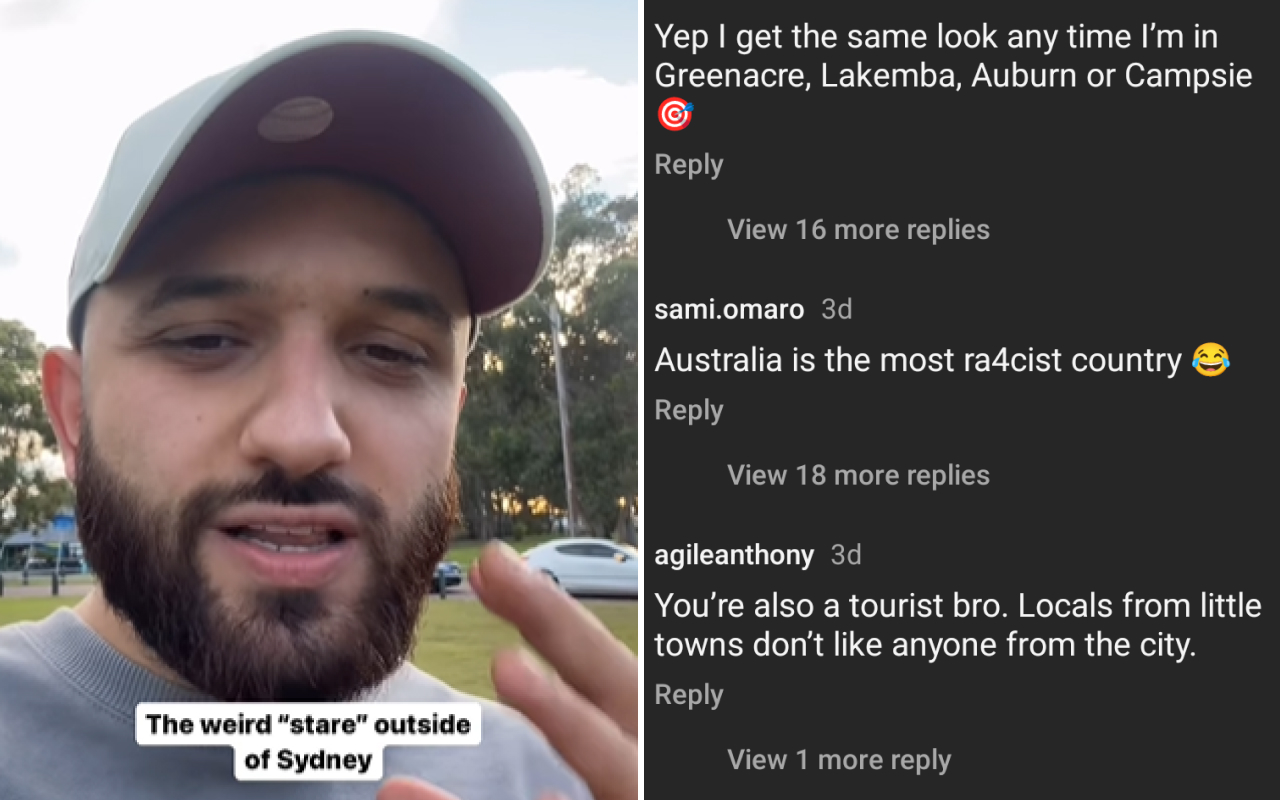 Muslim says he gets a 'weird stare' when he leaves Sydney