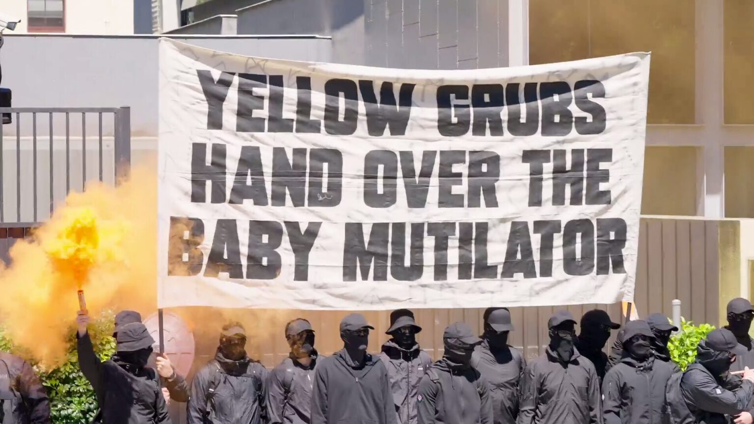Chinese 'baby mutilator' protest was offensive, court finds