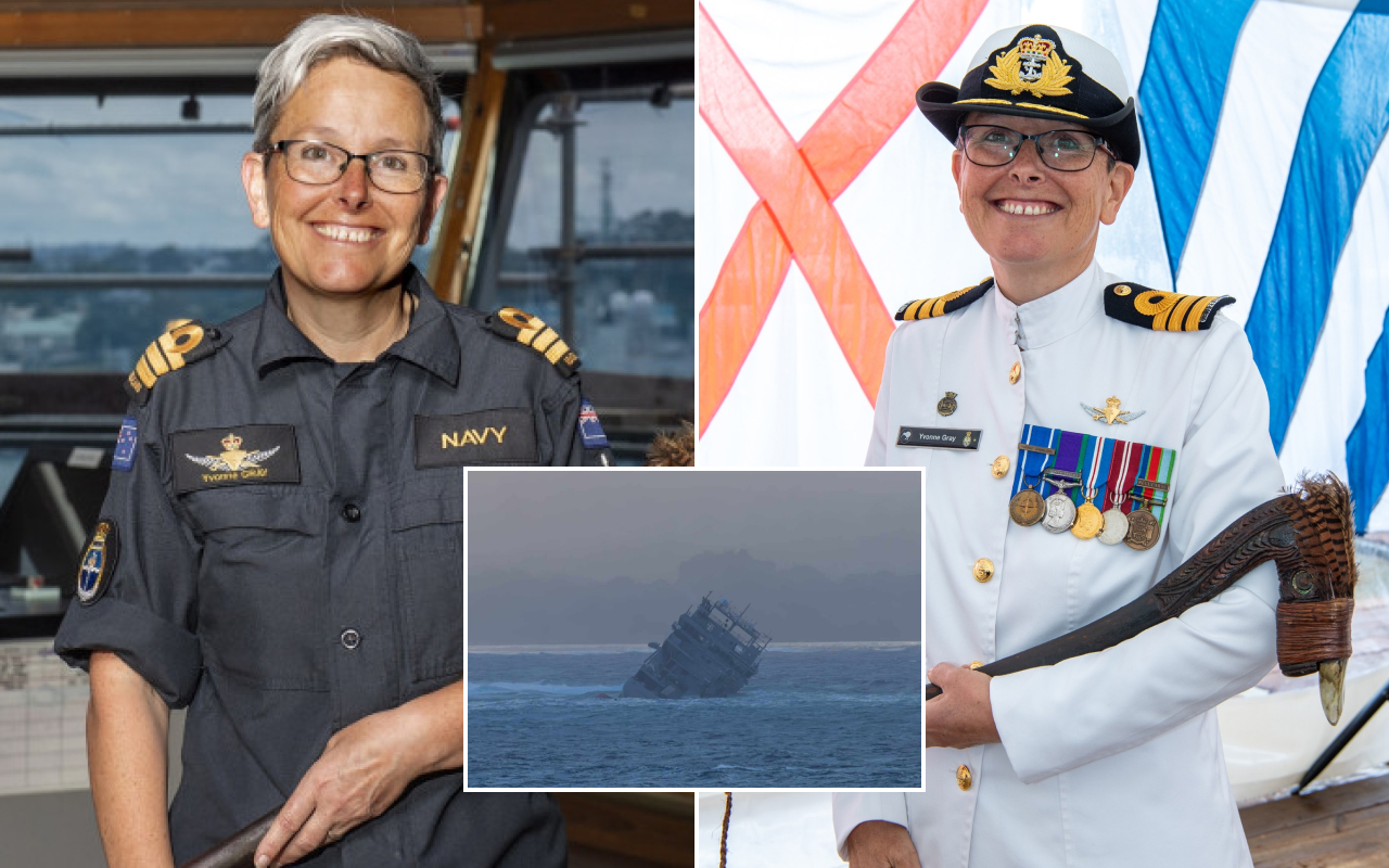 Lesbian captain mocked after crashing New Zealand Navy ship