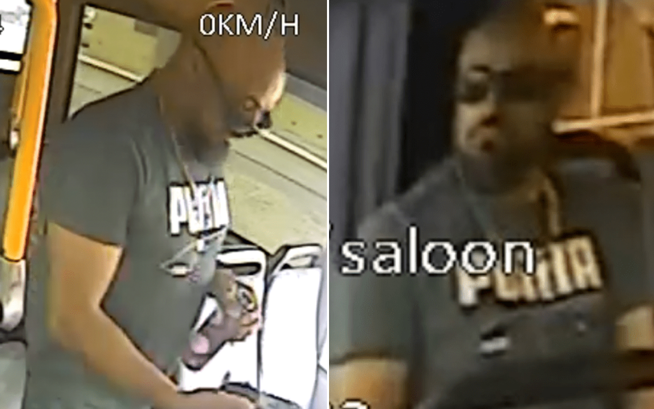 Hunt for Middle Eastern man who performed lewd act on bus