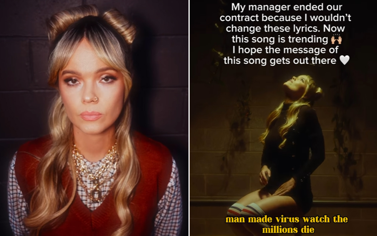 Aussie singer loses contract after refusing to change lyrics