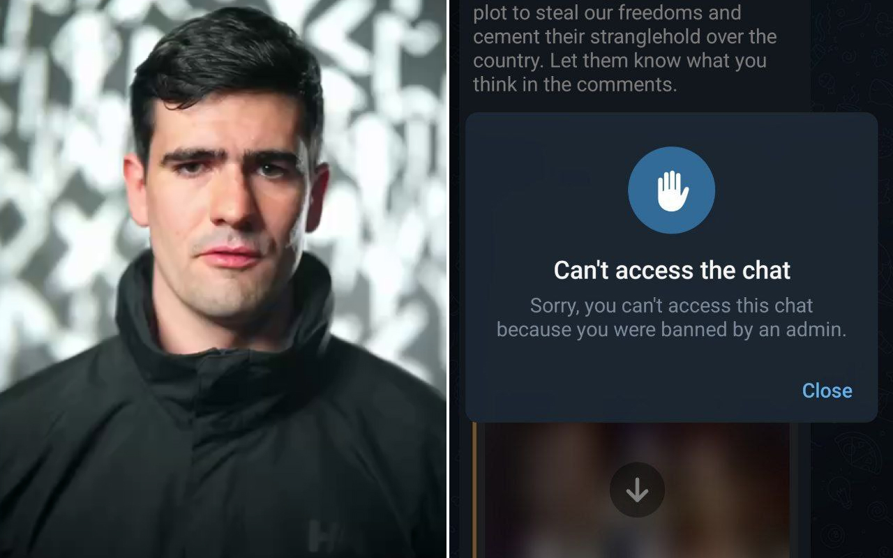 Australia's censorship of nationalists spreads to Telegram