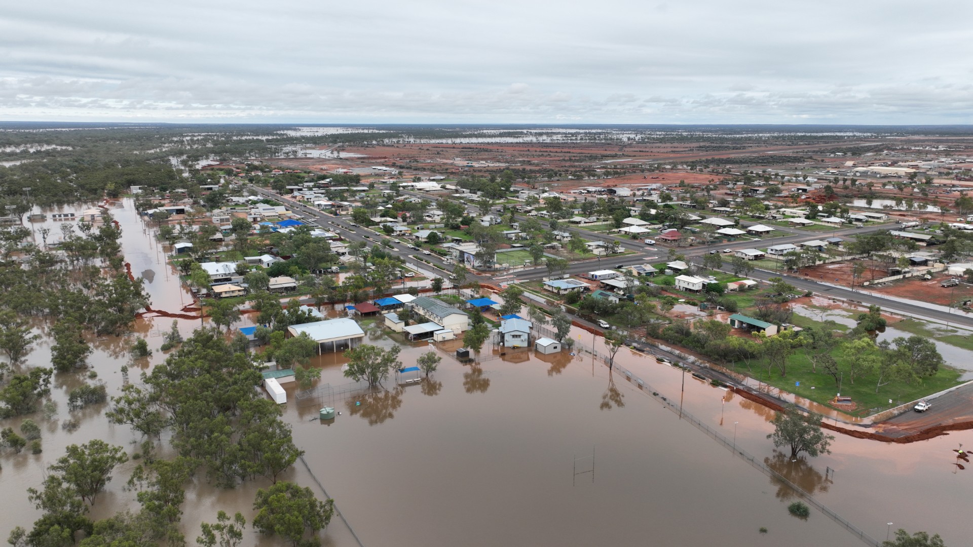 Outback town floods because Native Title stopped levee