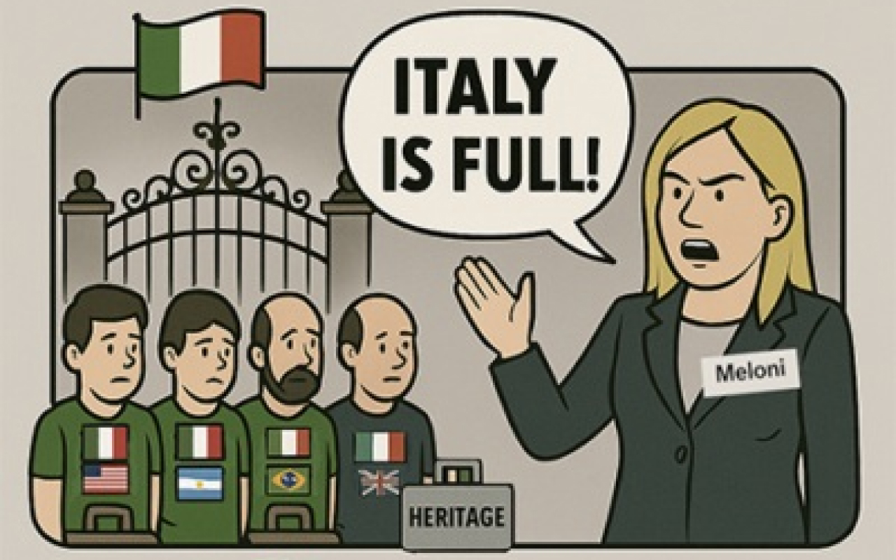 Italy is full - but only if you're Italian