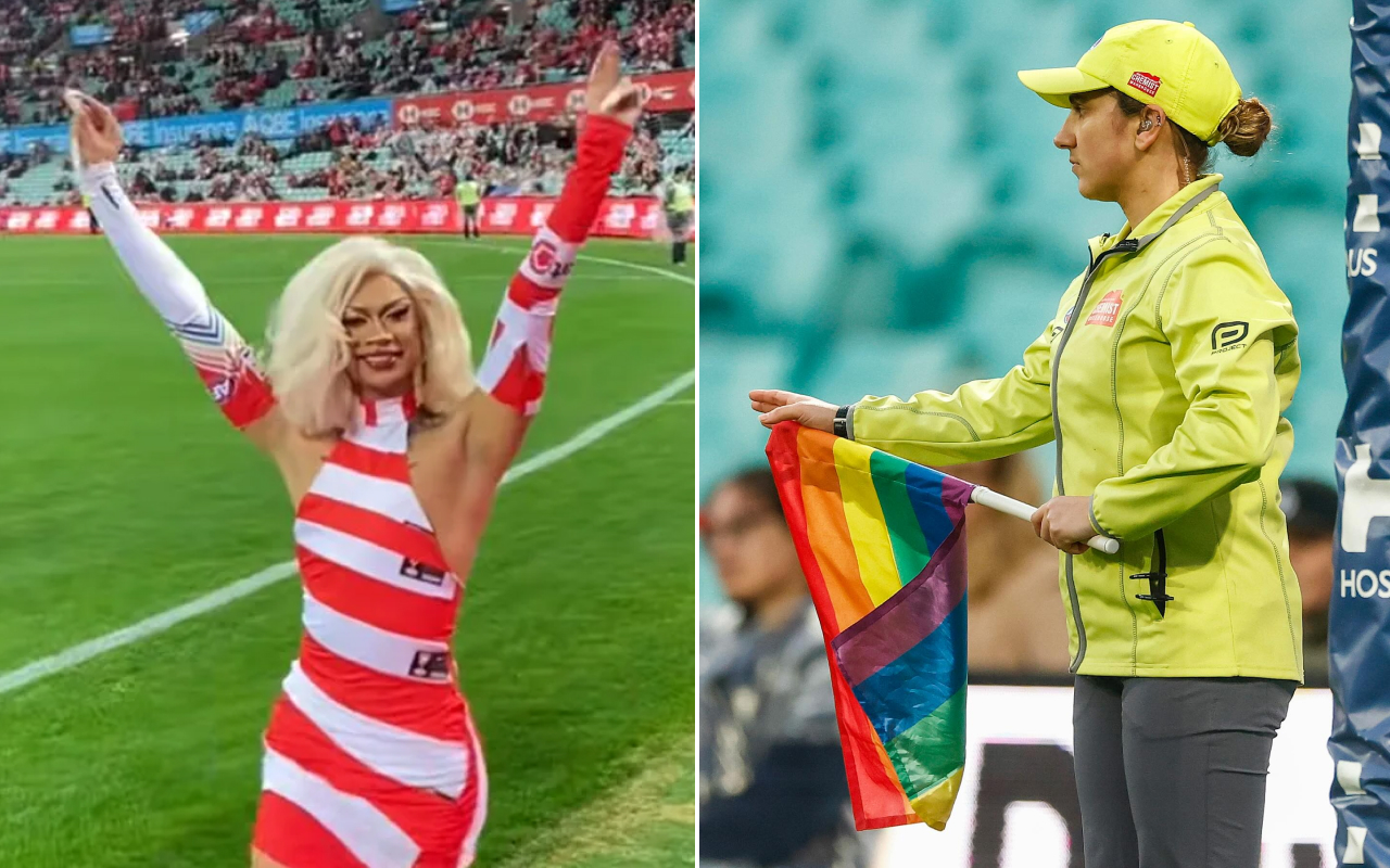 AFL pushes LGBT extremism by using 'drag queen' performer