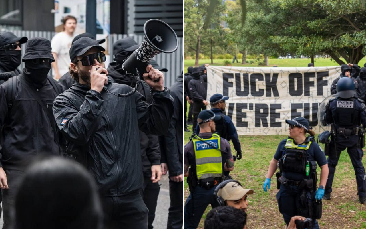 Nationalist activists charged over peaceful counter-protest