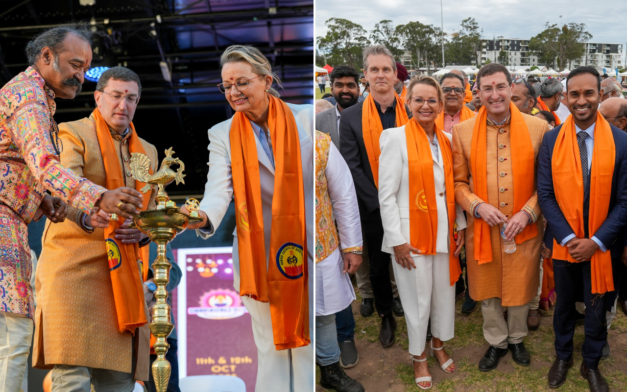 Liberal leader slammed for grovelling to Indians at festival