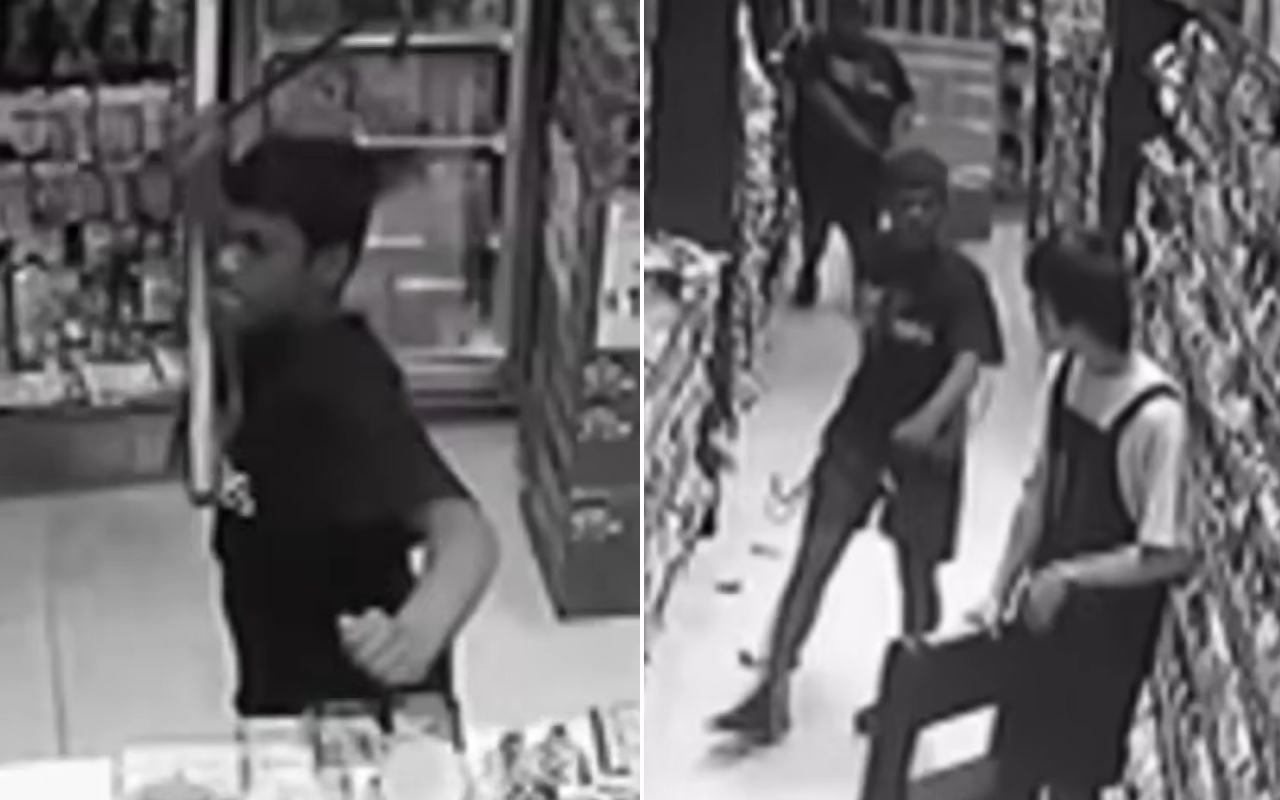Machete-wielding brown thugs smash up Melbourne supermarket