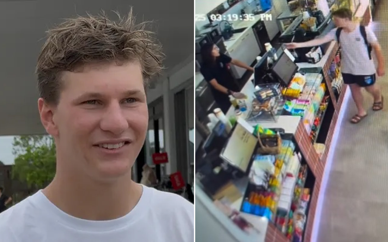 Aussie teen hands in $3,500 cash he found at petrol station