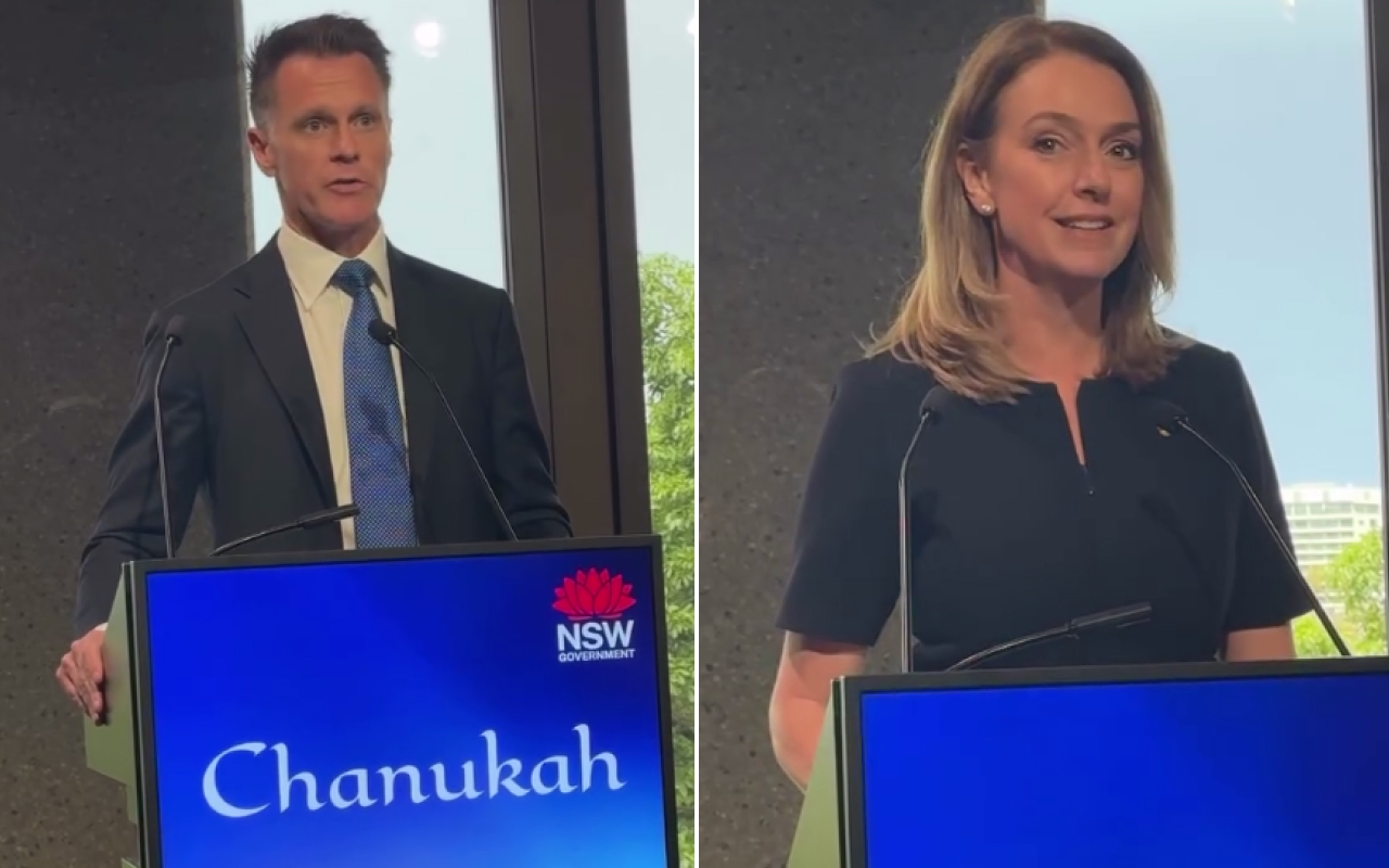 NSW Premier tells Jews they've 'reclaimed' Parliament House