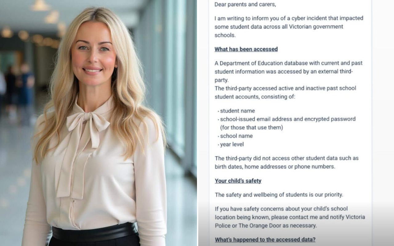 Mum's fury after hackers steal Victorian student details